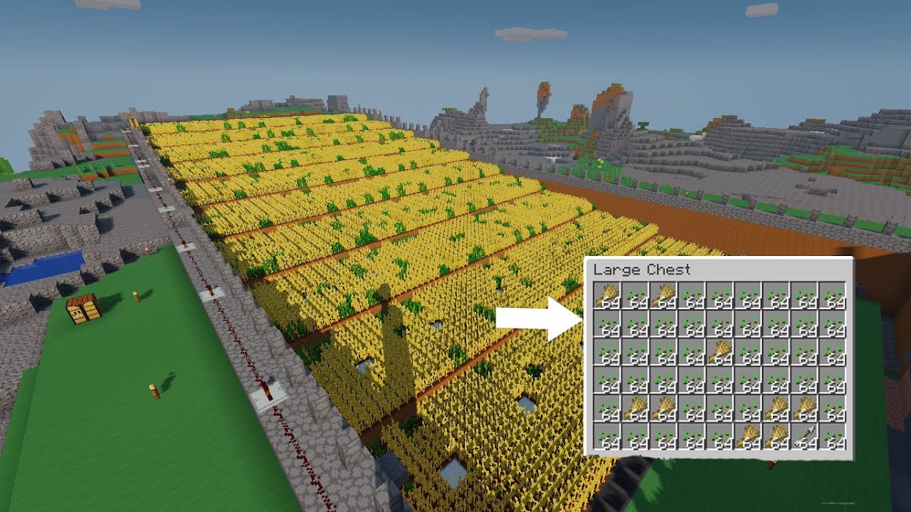 Membuat auto farm Di Minecraft - YouTube