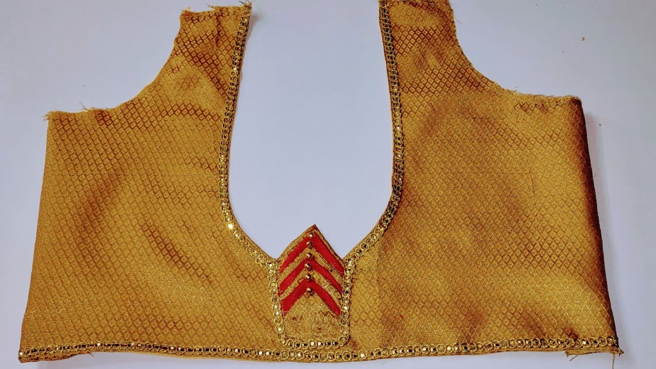 V gala blouse design। V गला ब्लाउज डिजाइन।new model blouse design। न्यू ...