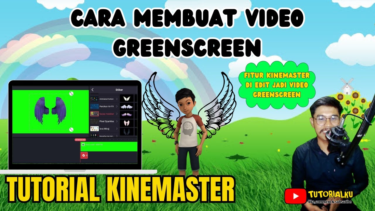 Cara Mengubah Fitur Animasi Di Kinemaster Menjadi Video Greenscreen | Tutorial Kinemaster - YouTube