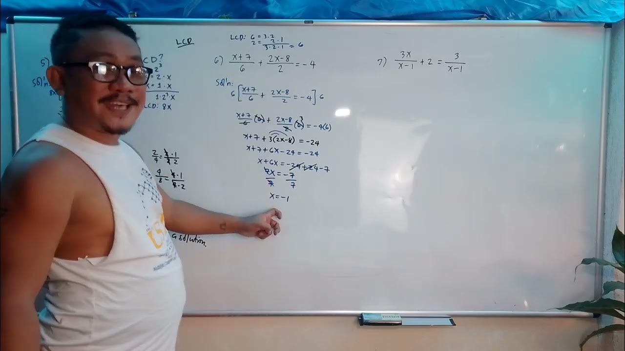 Solving Linear Equations in One Variable Part 2.. - YouTube