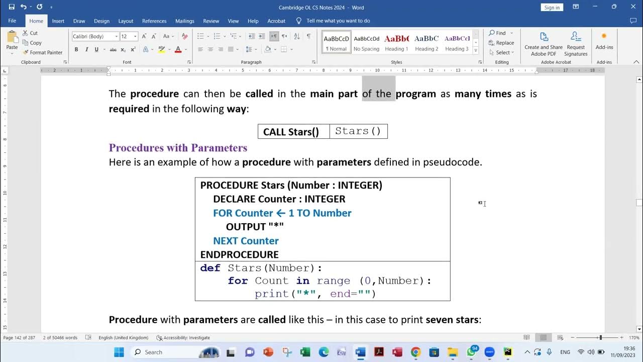 Cambridge Computer Science Chapter 7 Algorithm Design and Problem Solving Part 2 - YouTube