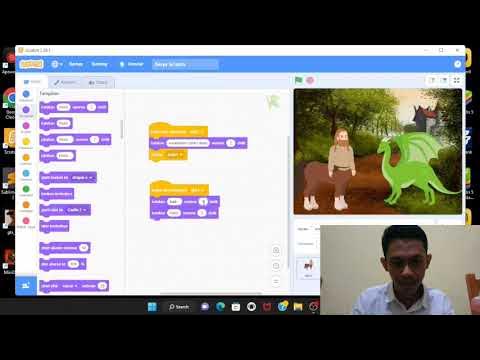 tutorial membuat percakapan/dialog di aplikasi scratch - YouTube