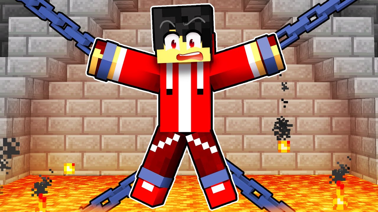 Locking Friends in a LAVA PRISON in Minecraft! - YouTube