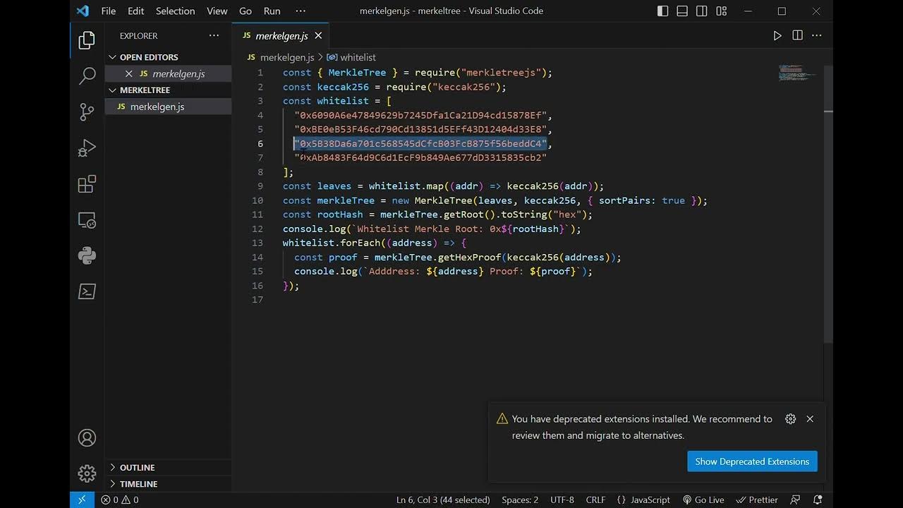 Intro Code Solidity In Pidgin Merkel tree - YouTube