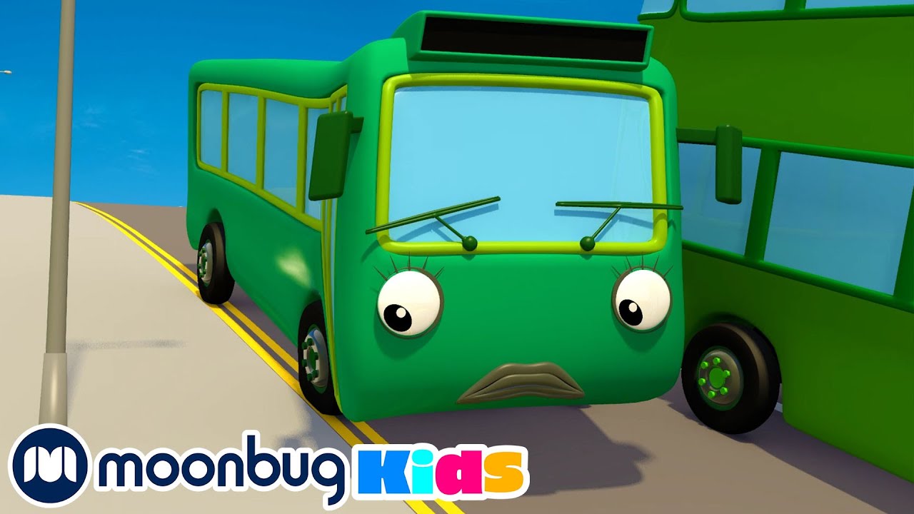 5 Green Buses | Cartoons & Kids Songs | Moonbug Kids - Nursery Rhymes ...