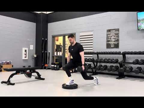 DB Deficit Reverse Lunge - YouTube