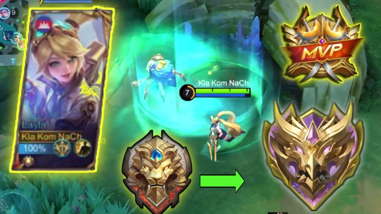 Layla MVP Solo Rank Mythic Gameplay | Build Top 1 Global - MLBB - YouTube