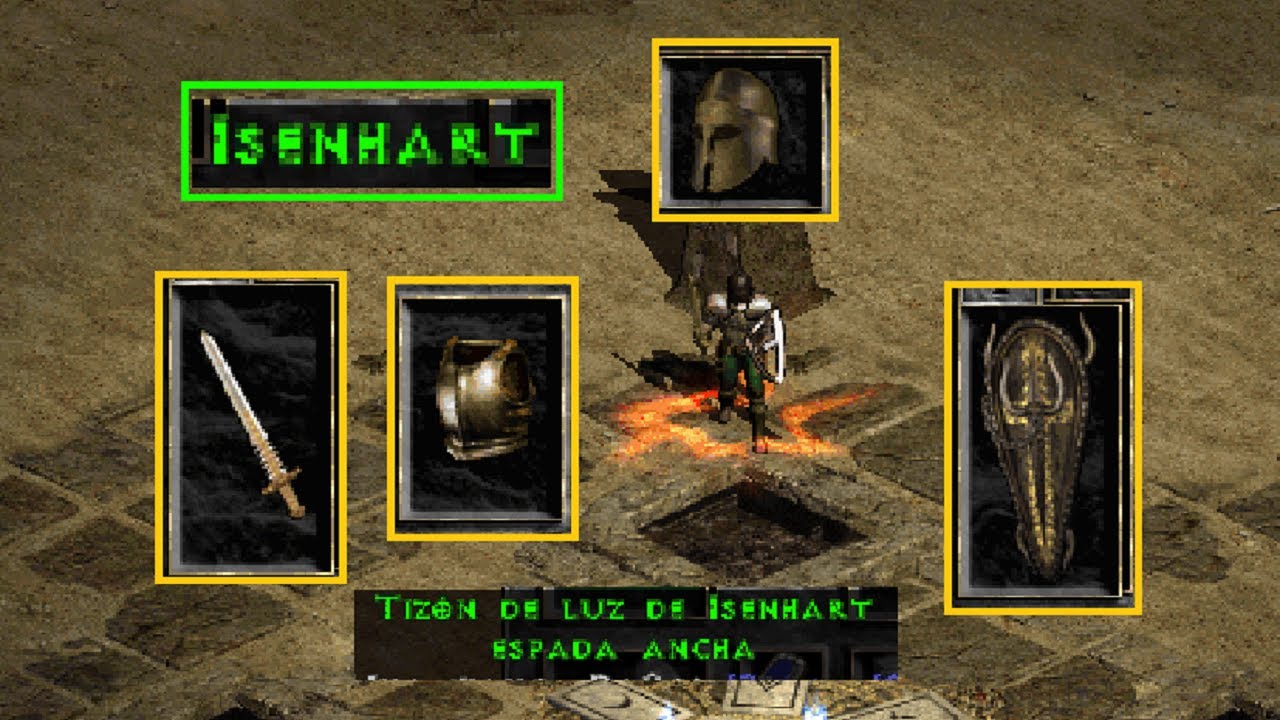 Diablo 2 Esp 😈 Probando el Set de Isenhart - YouTube
