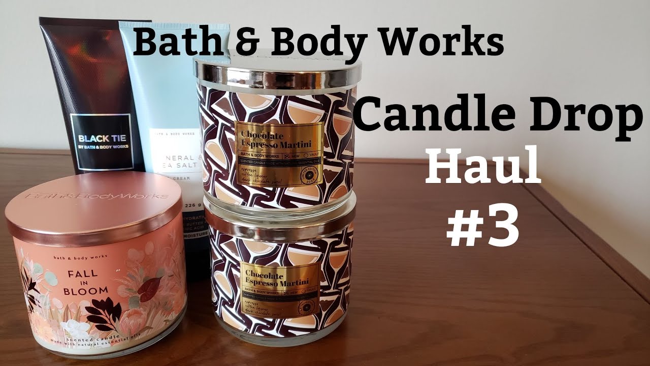 Bath & Body Works Candle Drop #3 Haul - YouTube