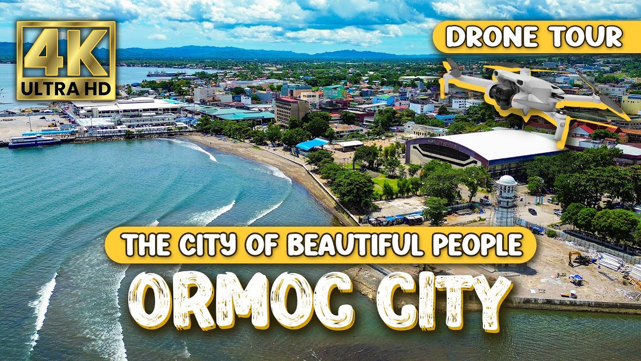 Flying over the BOOMING Port city in Leyte | Ormoc City | Drone Tour 2025 - YouTube