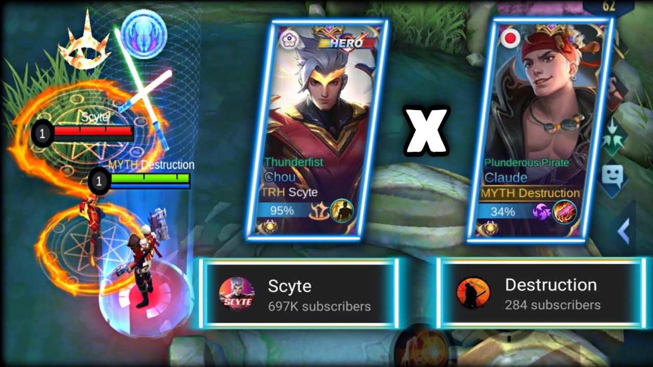 DESTRUCTION and SCYTE in Ranked Game?! IDOL NYAKO? | MLBB - YouTube