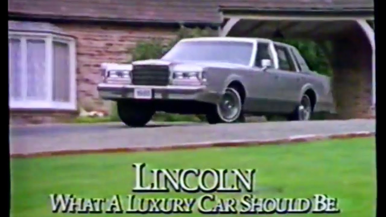 1988 Lincoln Town Car commercial - Climbing The Ladder of Success - YouTube