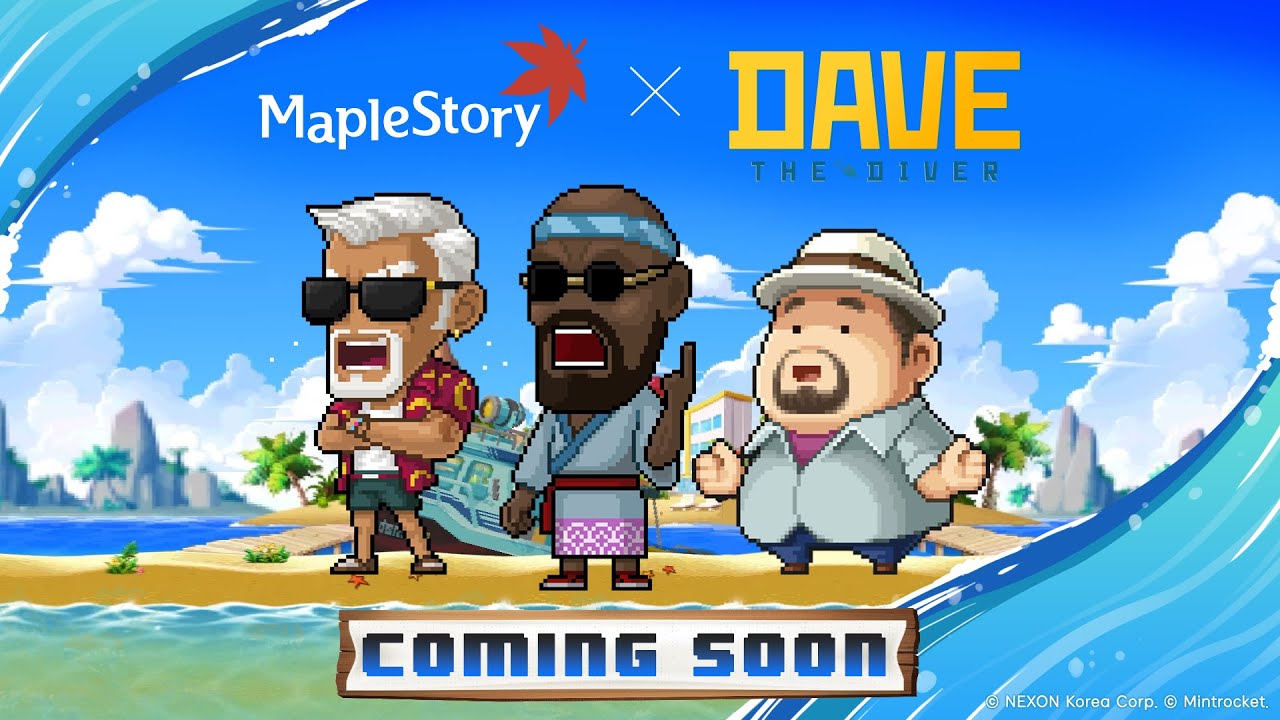 MapleStory x DAVE THE DIVER | Coming July 16 | MapleStory - YouTube