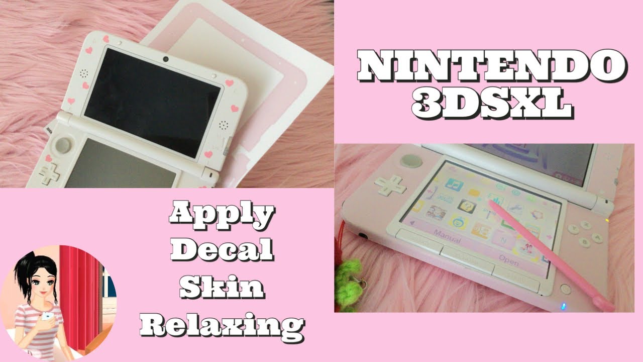 3ds Xl Pink Decal