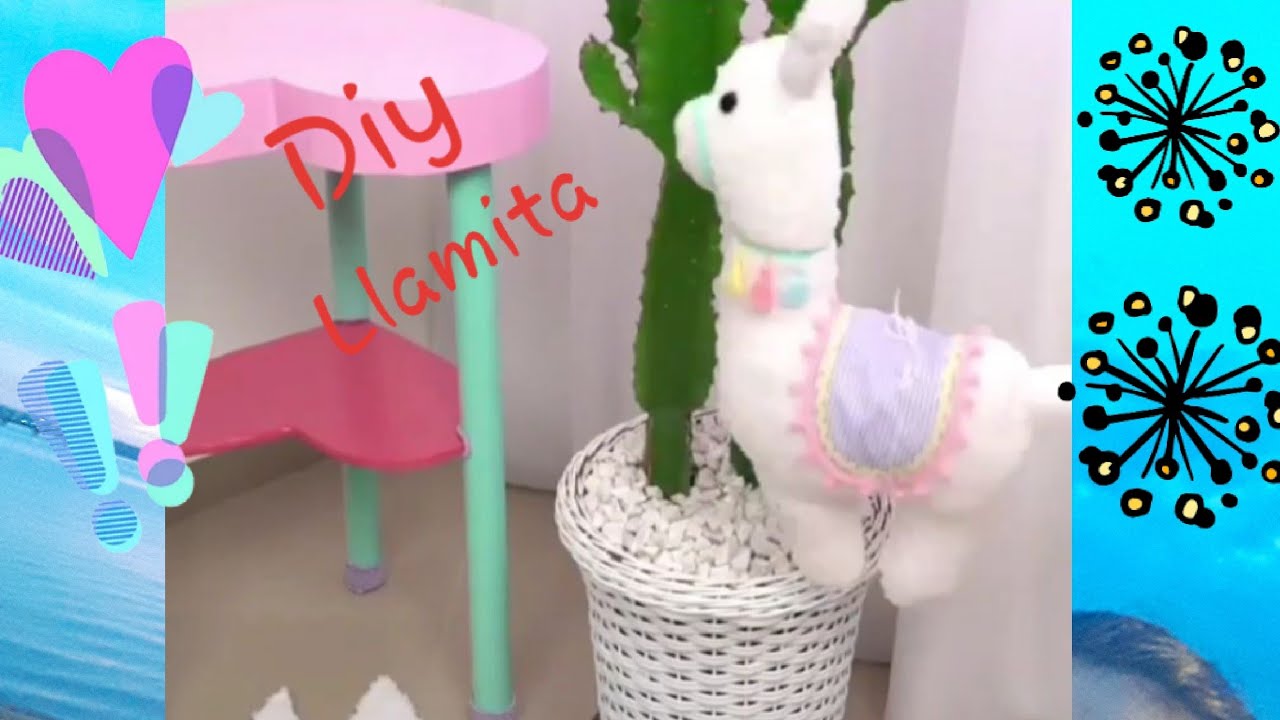 Diy Llama tierna - YouTube