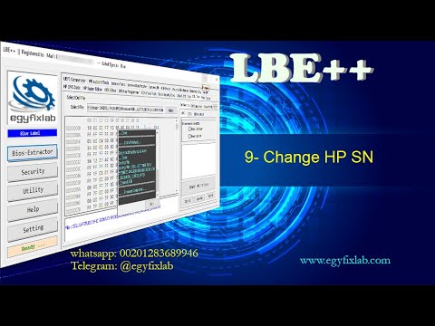 Change any HP laptop Serial Number - YouTube