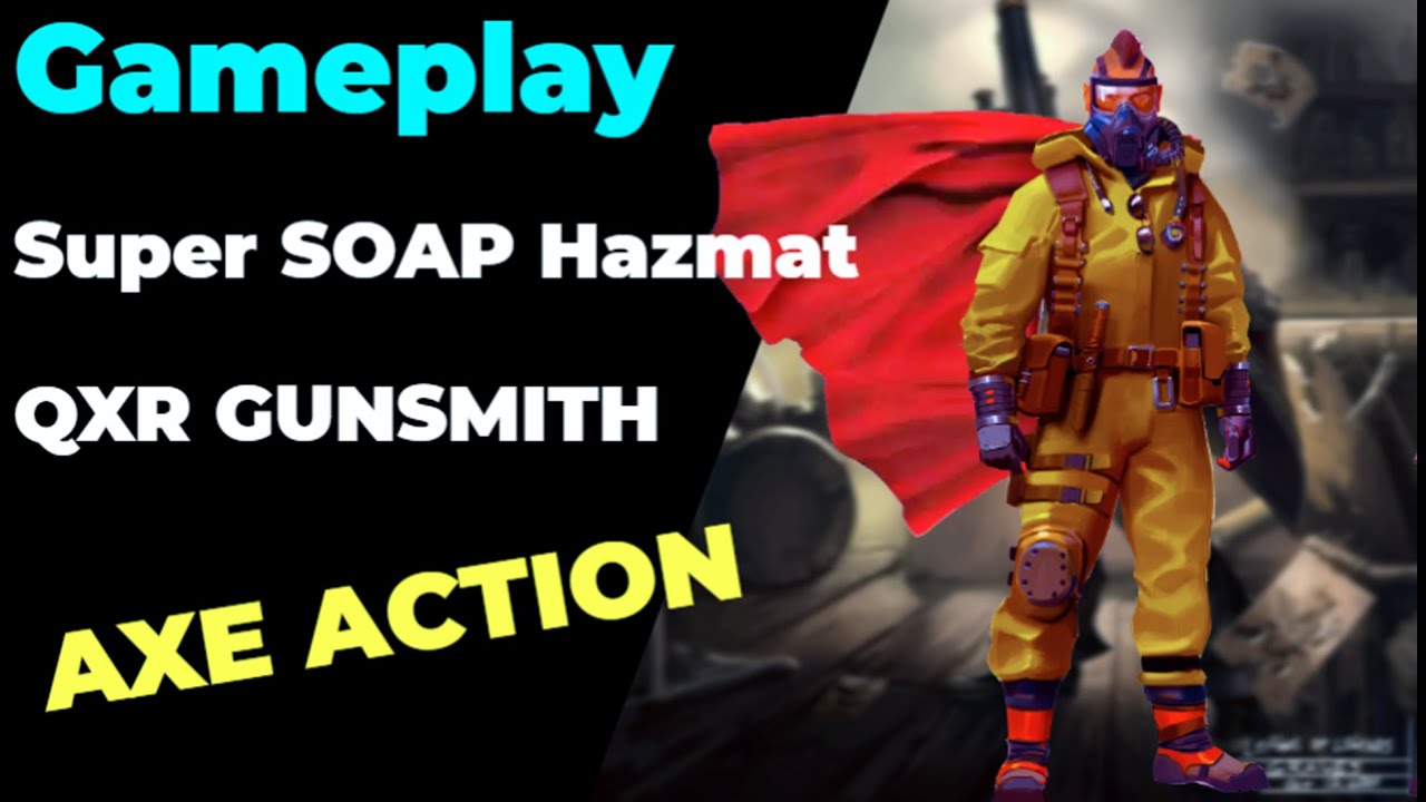 #codm Radioactive Agent SOAP Hazmat With QXR & AXE Gameplay With ...