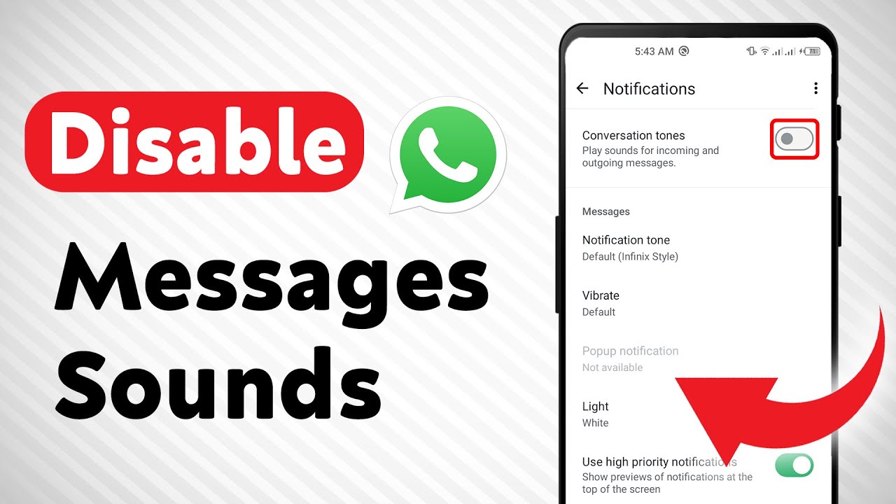How to Disable Messages Sounds on WhatsApp (Updated) - YouTube