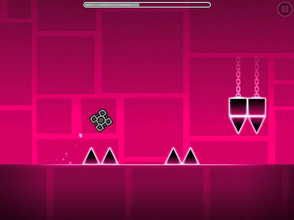 Geometry Dash-Level 2 Back on Track (all Coins) - YouTube