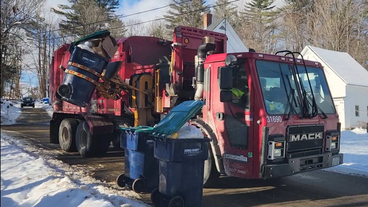 Ex Pinard Waste Systems Labrie Automizer V.S Heavy Garbage - YouTube