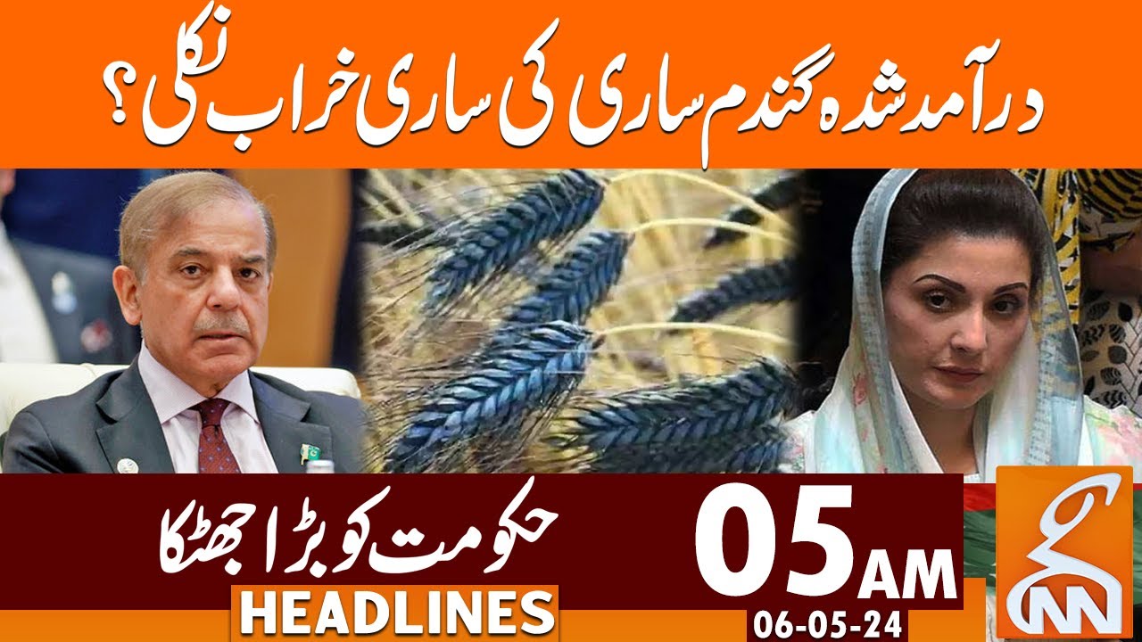 Wheat Import Scandal Big Shock To Government News Headlines 05 Am