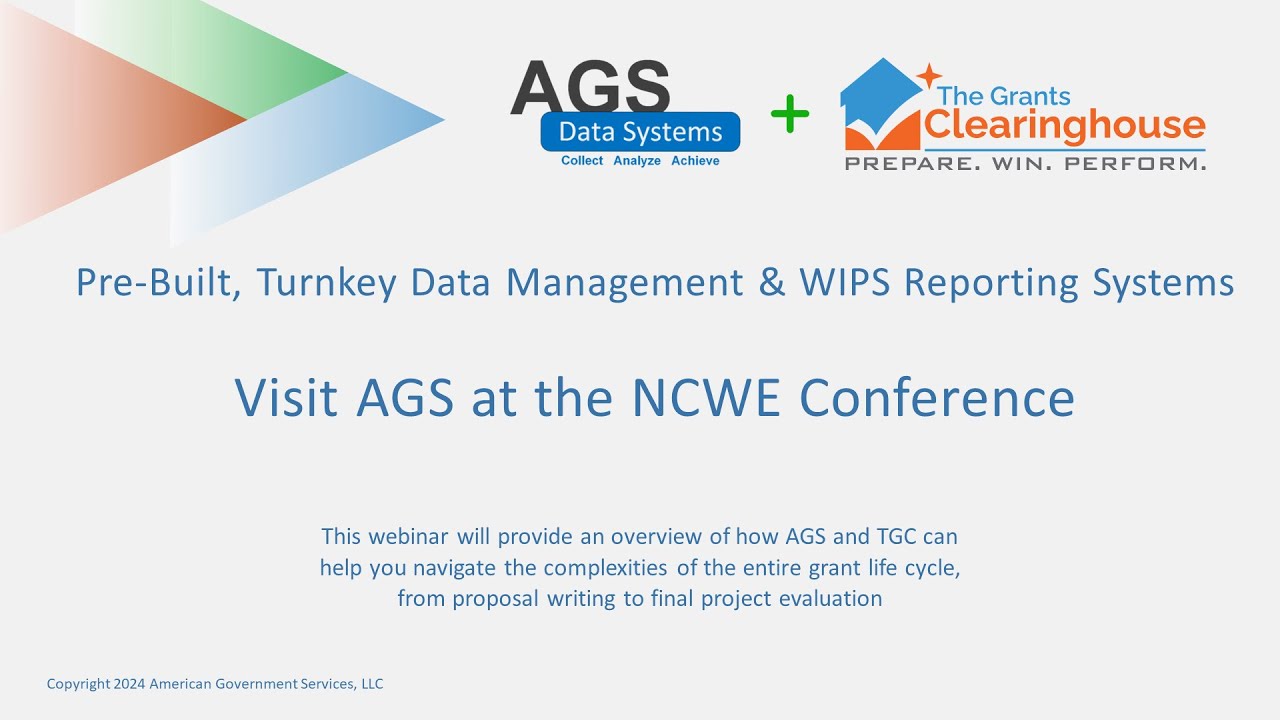 AGS Prime Pre Built, Turnkey Data Management and WIPS Reporting Systems ...