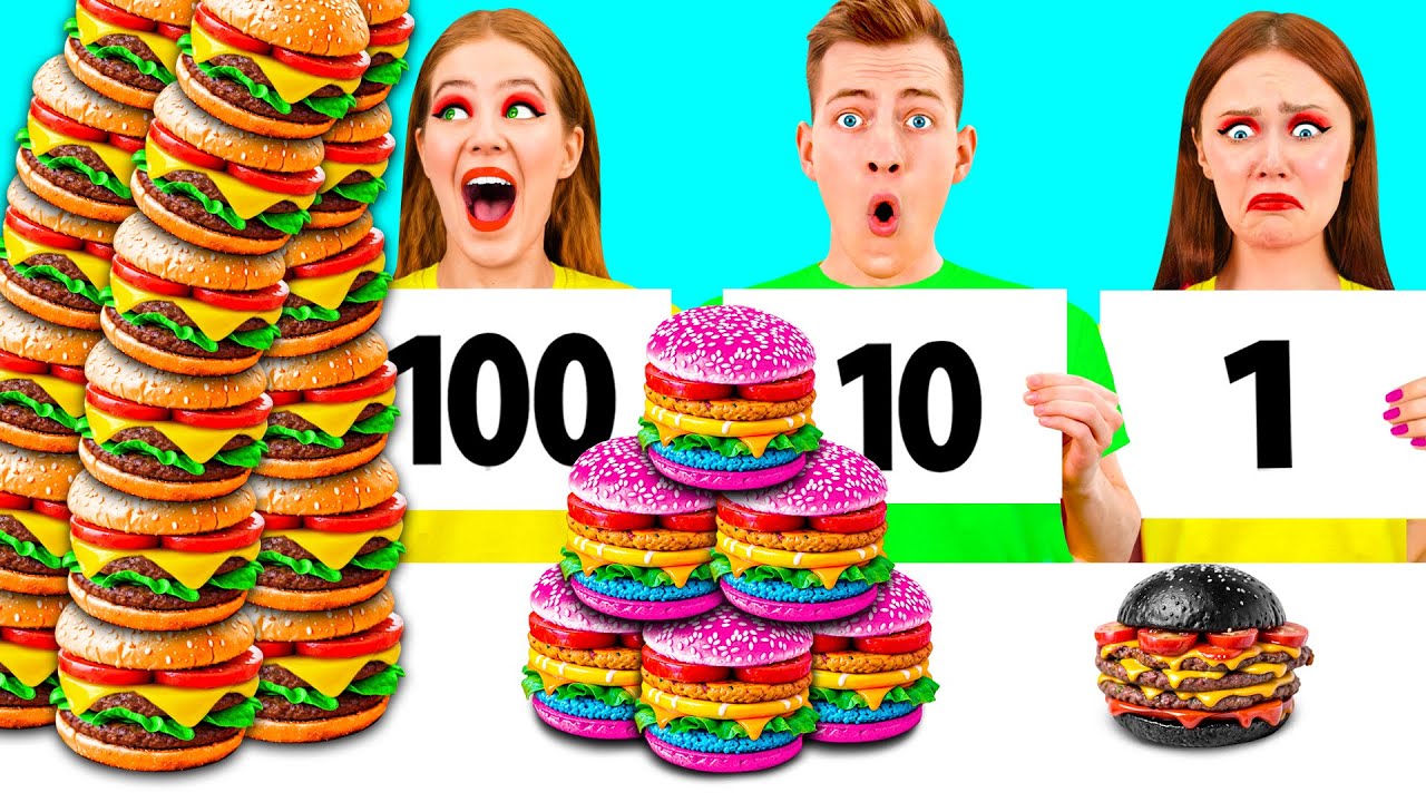 100 Layers of Food Challenge | Awesome Kitchen Tricks by PaRaRa ...