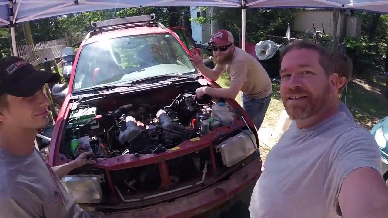 Replacing my Chevy Tracker engine. - YouTube