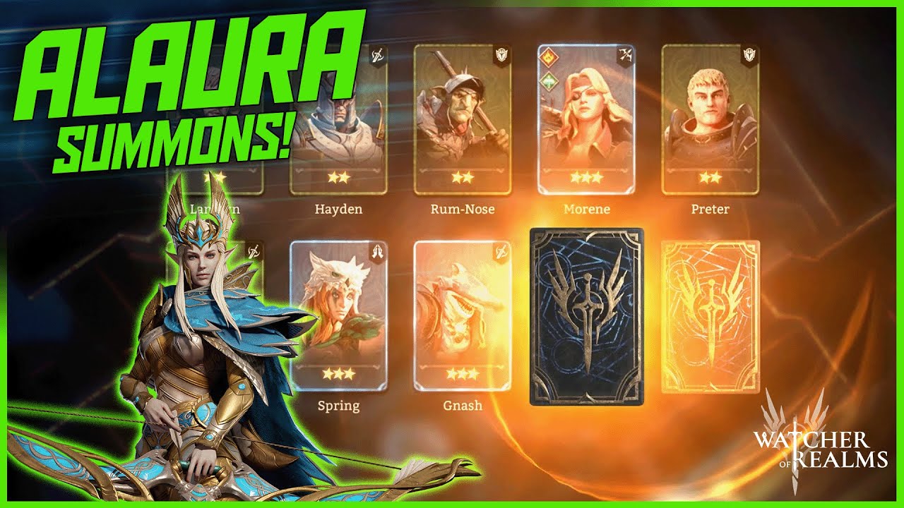 Alaura and Constance Summons! || Watcher of Realms - YouTube