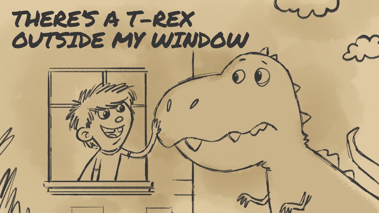 There's A T-Rex Outside My Window - a children's story about friendship ...