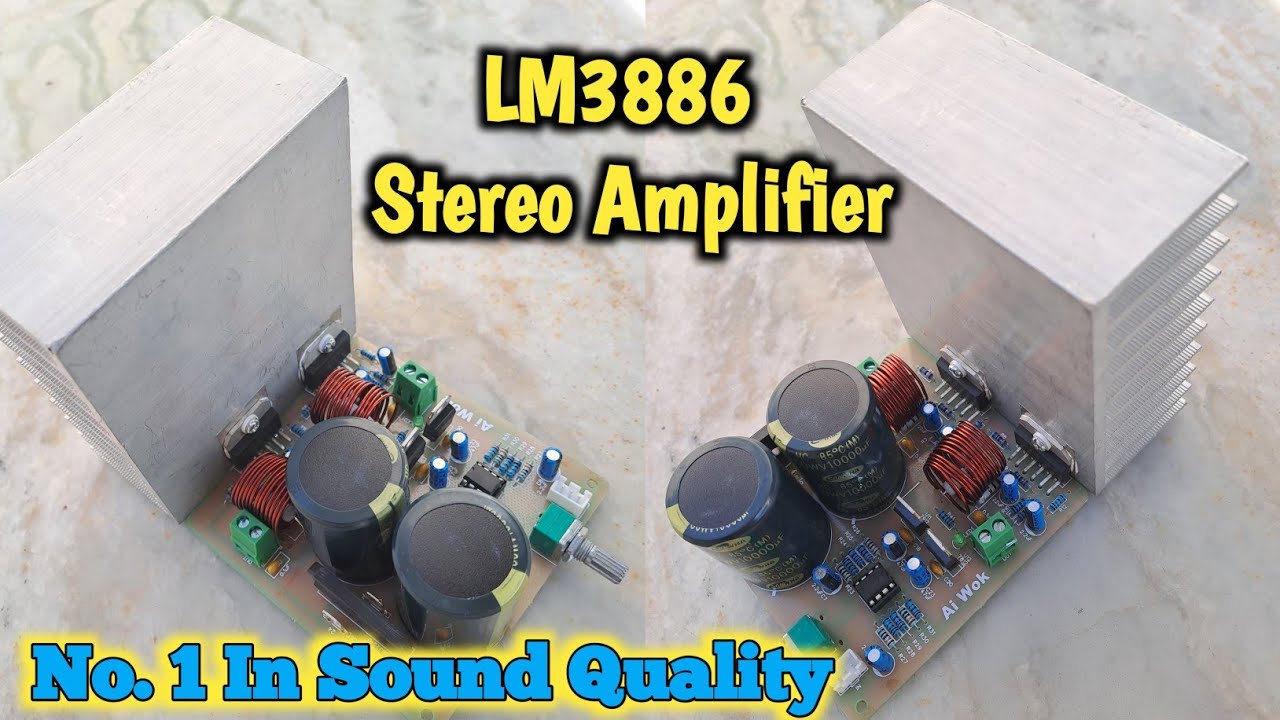 LM3886 Stereo Amplifier Board Review // Best In Sound // Coolboy_ni ...