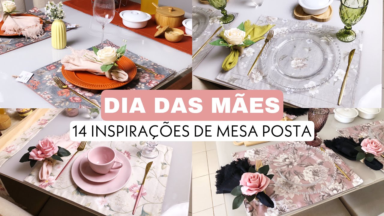 14 INSPIRAÇÕES DE MESA POSTA PRO DIA DAS MÃES 2023 | Dani Brito & Casal ...