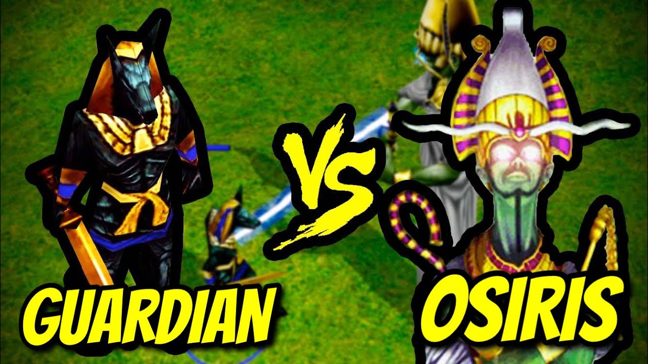 GUARDIAN vs OSIRIS | Age of Mythology - YouTube