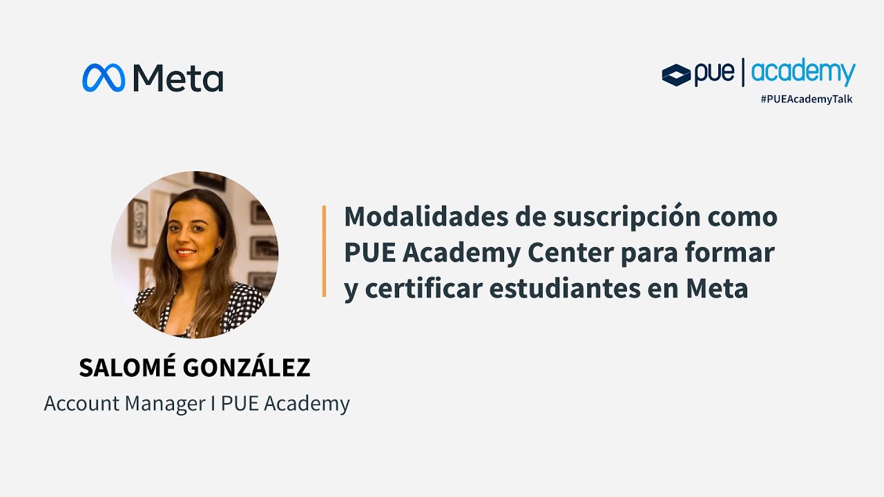 Modalidades de suscripción como PUE Academy Center para formar y ...