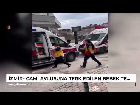 İzmir- Cami avlusuna terk edilen bebek, tedaviye alındı /Video eklendi