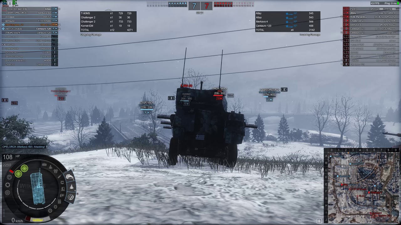 Armored Warfare - wilk xc-8 - 10.800 dmg (pvp) - YouTube