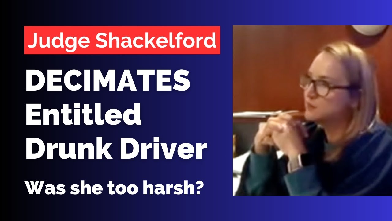 Repeat DRUNK Driver Gets OWNED by Judge - YouTube