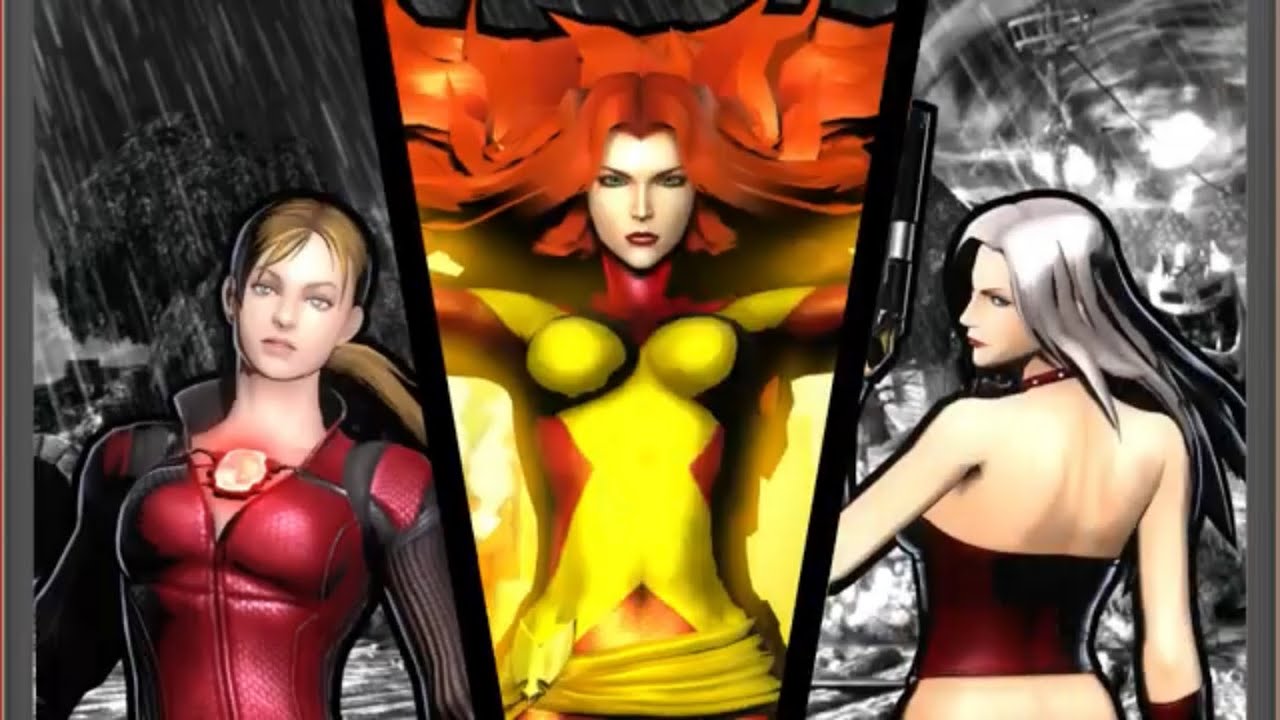 Ultimate Marvel vs Capcom 3: Phoenix, Jill, and Trish arcade playthrough - YouTube