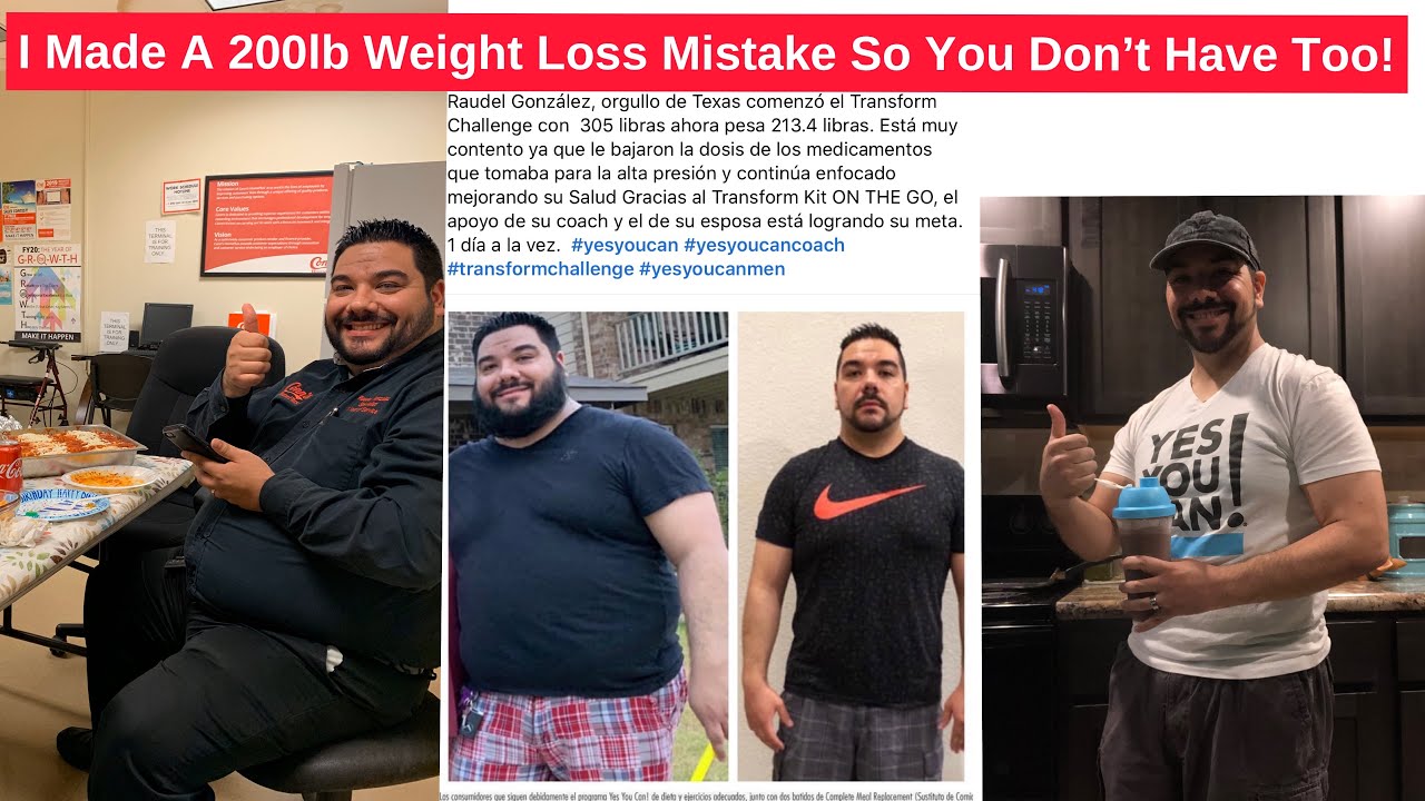 I Made A 200lb Weight Loss Mistake So You Don’t Have Too! - YouTube