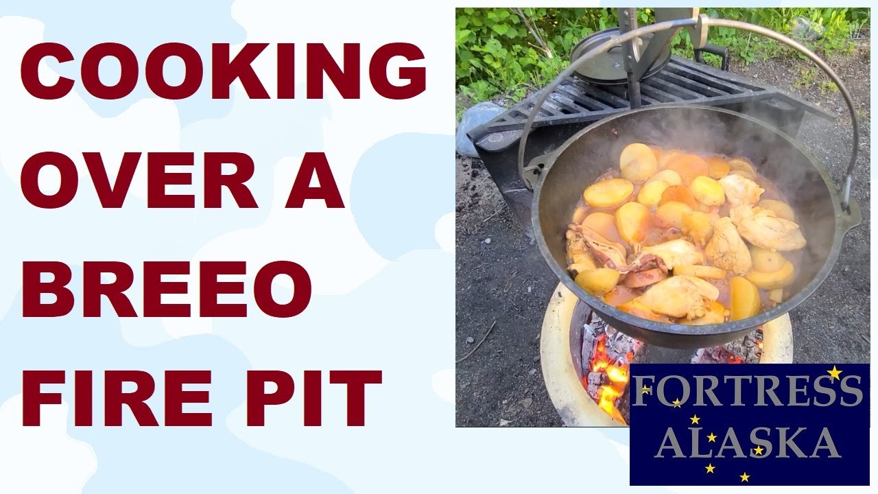 S2E25 Cooking Over A Breeo Fire Pit - YouTube