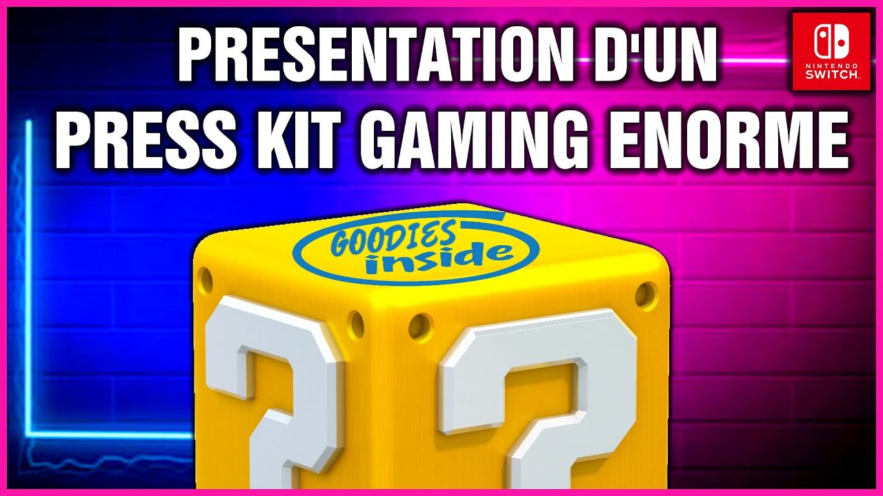 ⭐ PRESS KIT NINTENDO SWITCH ENORME - GOODIES INSIDE ⭐ - YouTube