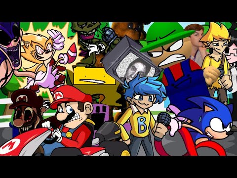 FNF | Race Traitors but everybody sings it - YouTube