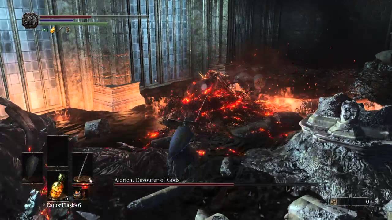 Dark Souls 3 - How to Beat Aldrich, Devourer of Gods (Melee) - YouTube