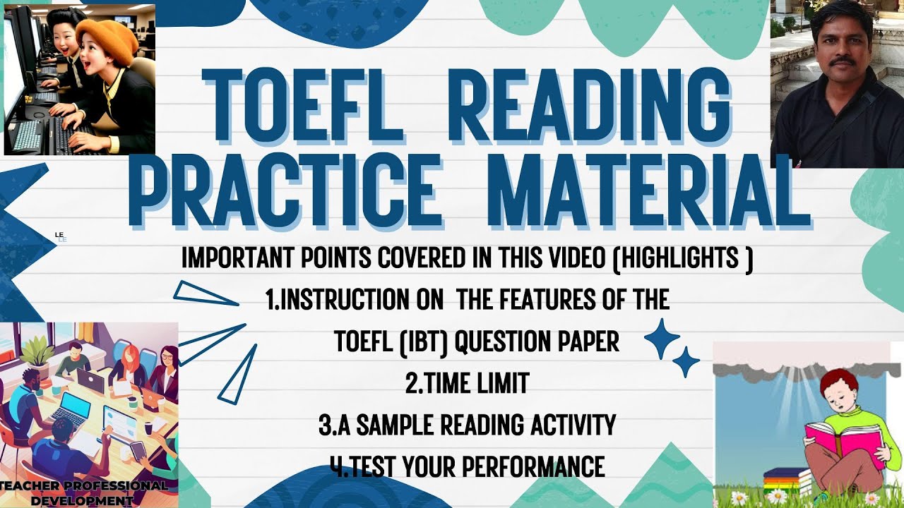 TOEFL READING PRACTICE MATERIAL LEVEL :JUNIOR part 6 - YouTube