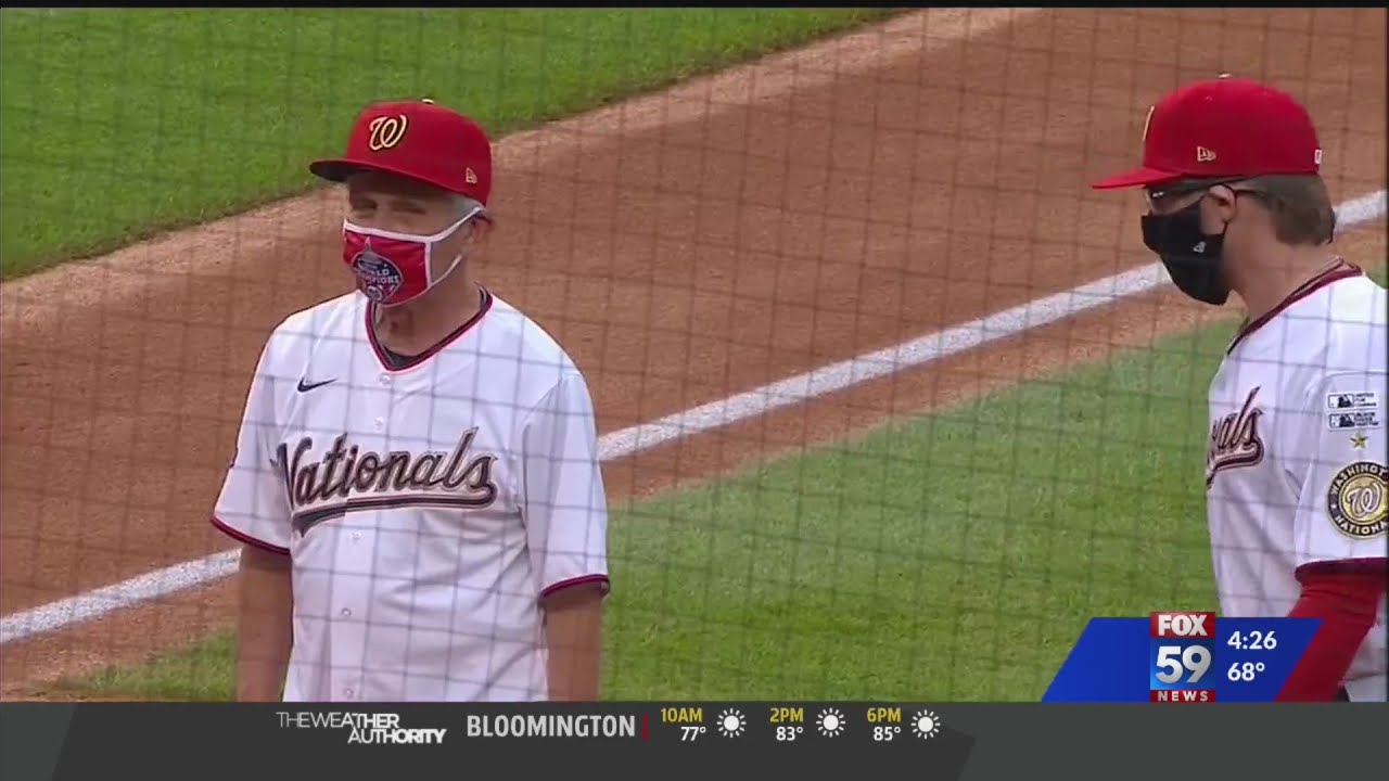 Dr. Anthony Fauci throws out first pitch - YouTube