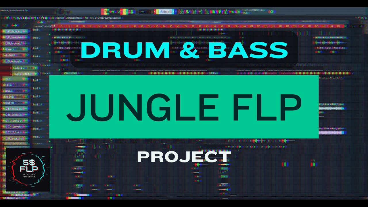 Drum & Bass DROP Template "JUNGLE" [FL Studio FLP] DNB - YouTube