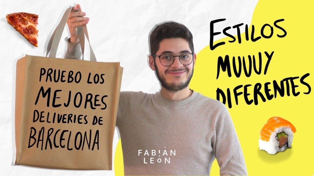 3 DÍAS probando los MEJORES DELIVERIES de Barcelona - YouTube