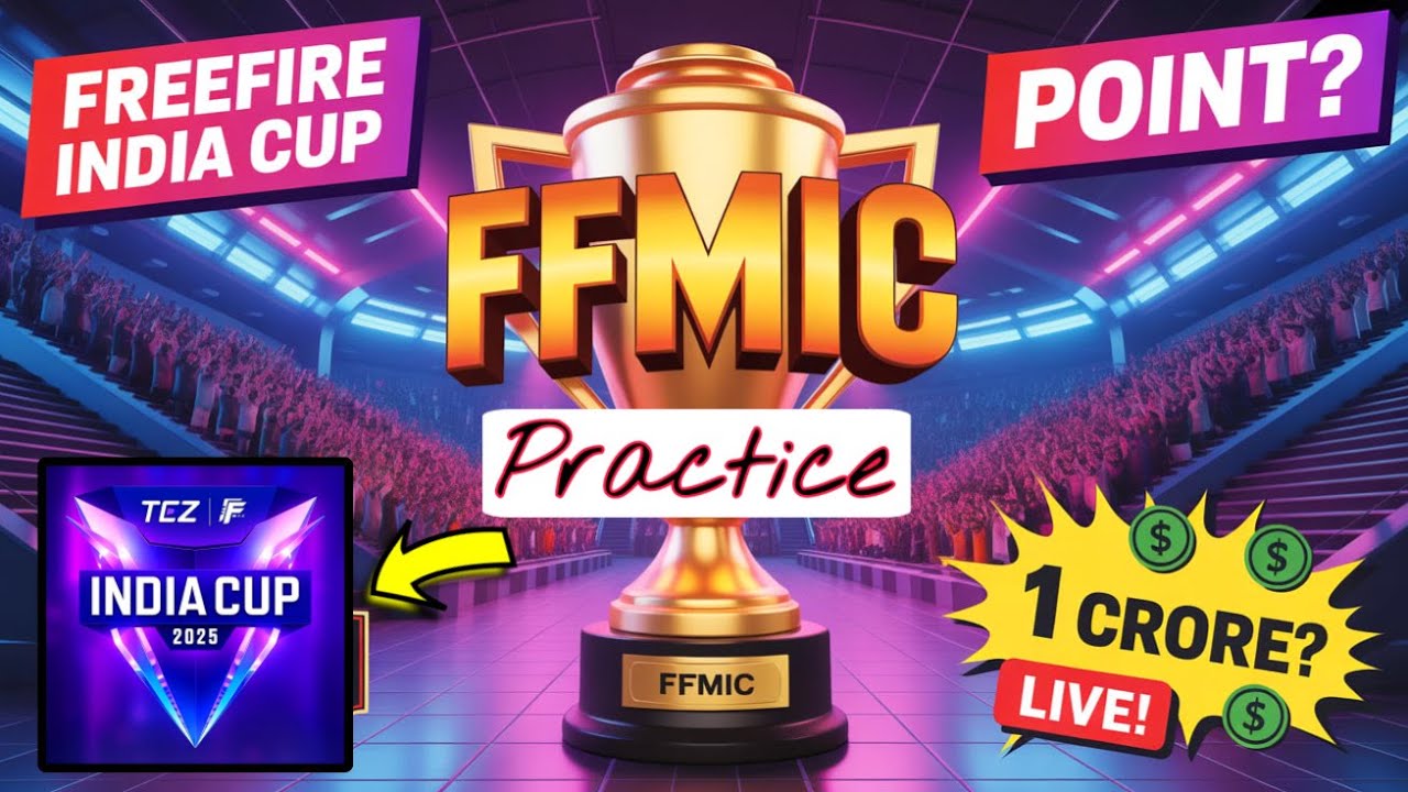 FFMIC Free Fire India Cup Tournament LIVE 🔴 | Strategy Dikhao, Match ...