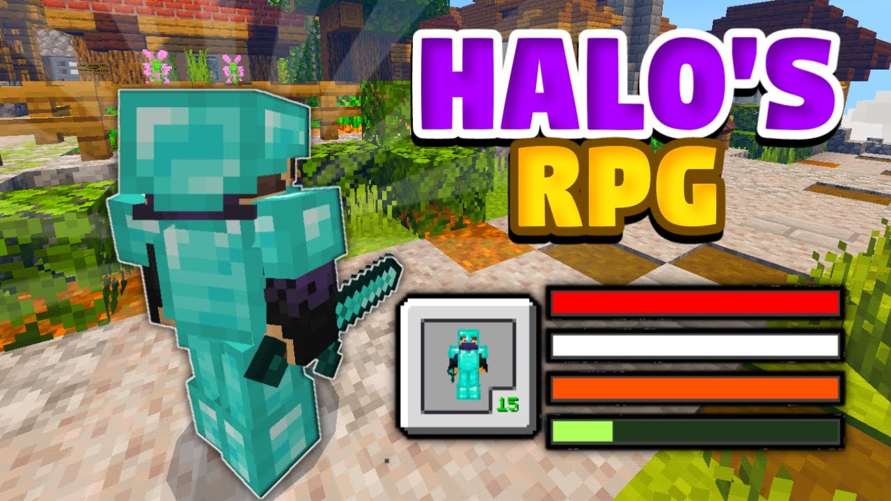 HALO'S RPG ADDON | MCPE 1.20 - YouTube
