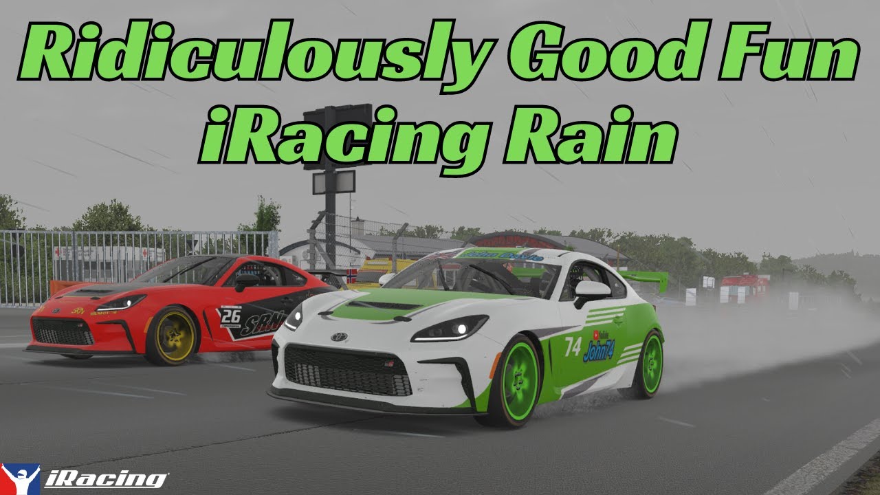 iRacing rain is fun - Toyota GR86 Week 13 Funny Forcast - YouTube